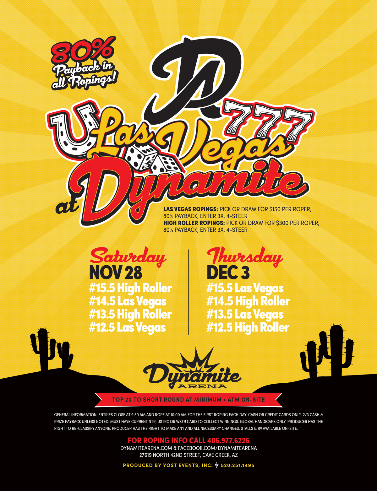 Team Roping Events In Cave Creek Arizona | Dynamite Arena Team Roping ...